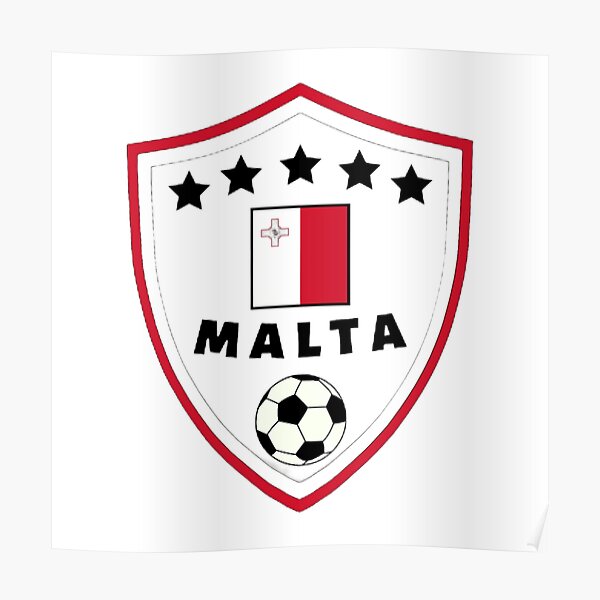 "Malta Football Team" Poster for Sale by Footballunite | Redbubble