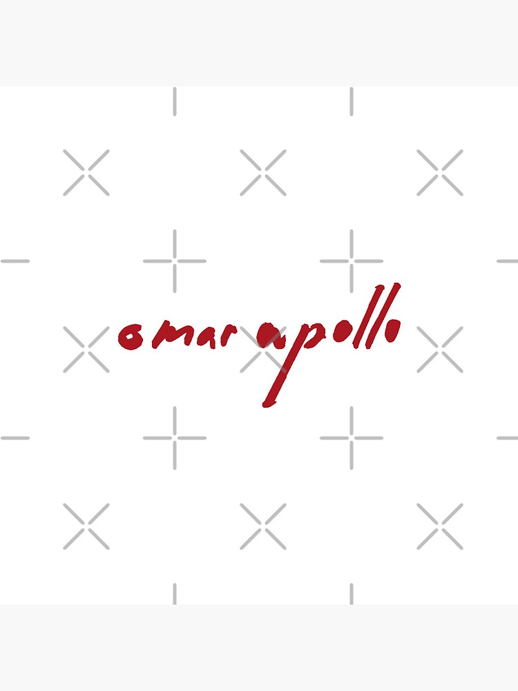 "Omar Apollo Tour Merch Omar Apollo Logo" Pin for Sale by AfafShopy ...