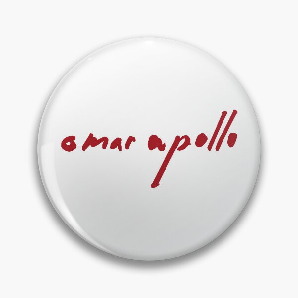 "Omar Apollo Tour Merch Omar Apollo Logo" Pin for Sale by AfafShopy ...
