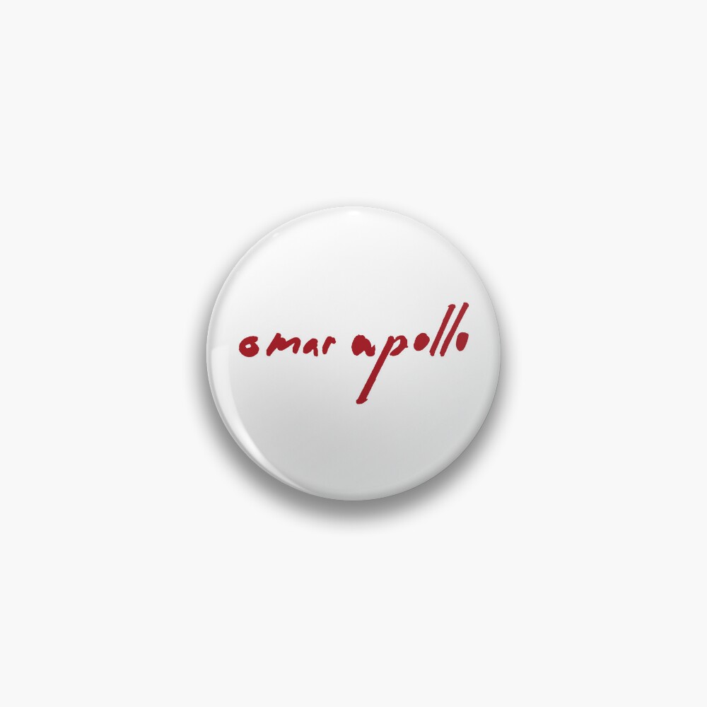 "Omar Apollo Tour Merch Omar Apollo Logo" Pin for Sale by AfafShopy ...