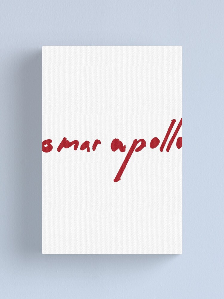 "Omar Apollo Tour Merch Omar Apollo Logo" Canvas Print for Sale by ...