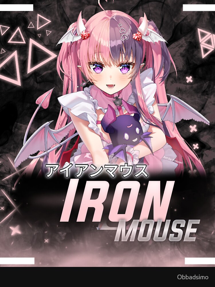 "Iron mouse Vtuber " T-shirt for Sale by Obbadsimo | Redbubble | iron ...