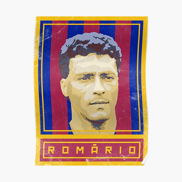 "Romário FCB" Poster for Sale by TropicalHuman | Redbubble