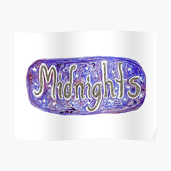 "Taylor Swift Midnights Notebook Doodle" Poster for Sale by SadieBadour ...