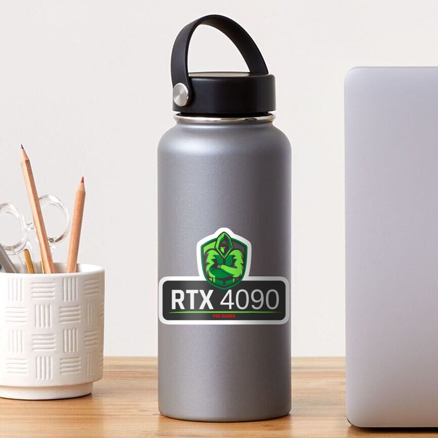 "RTX 4090 Pro Gamer" Sticker for Sale by nacidon | Redbubble