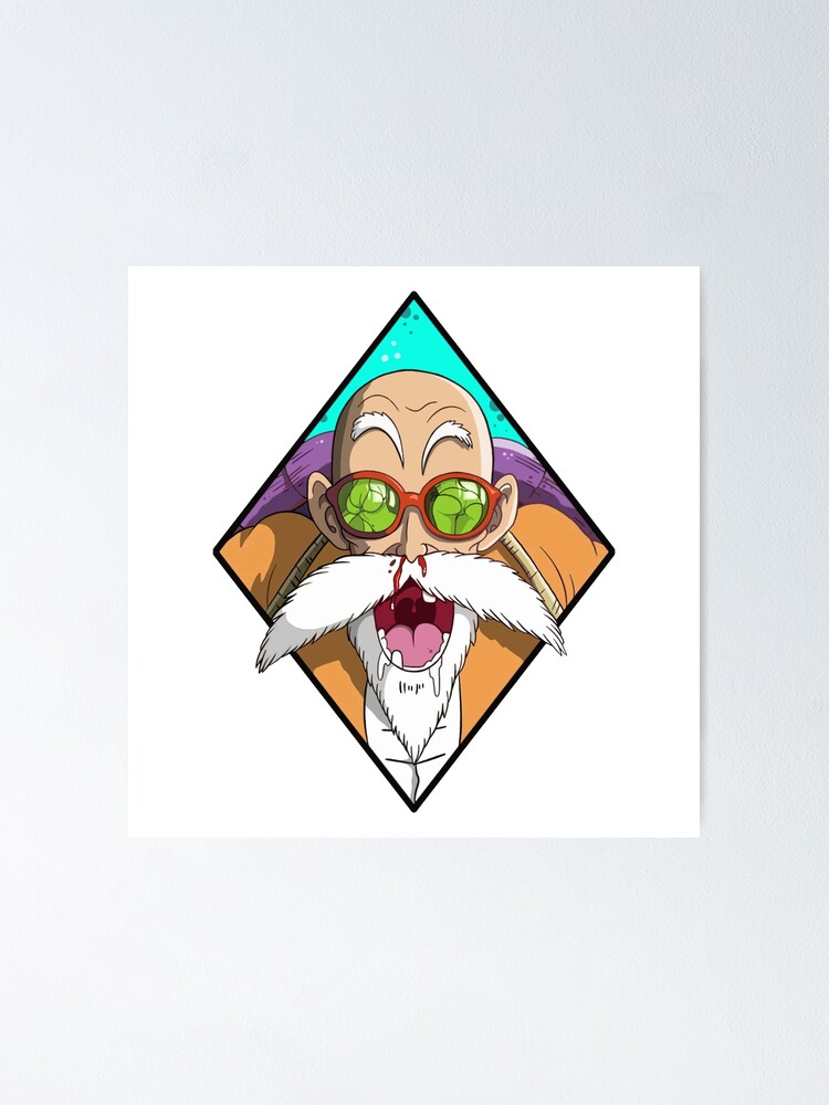 "Master Roshi" Poster for Sale by MalteseArtist | Redbubble