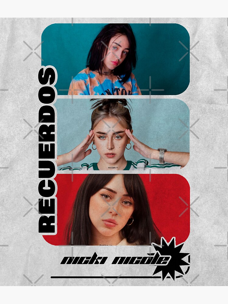 "Nicki Nicole" Sticker for Sale by lsjpg | Redbubble