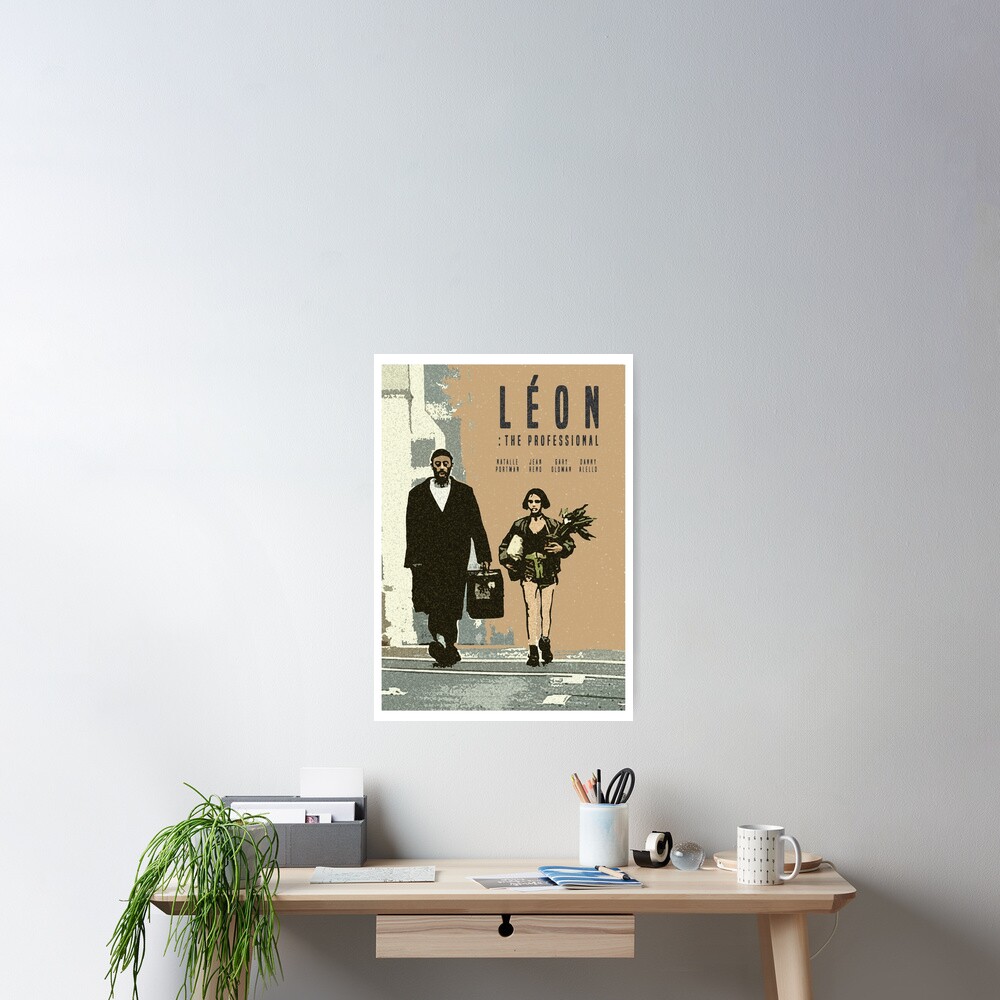 "Léon Retro movie Print" Poster for Sale by RobertTaylorPri | Redbubble