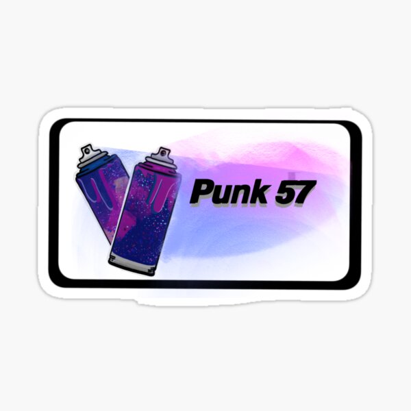 "Punk 57" Sticker for Sale by OneDrawingGirl | Redbubble