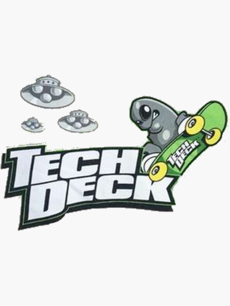 "Tech Deck Alien UFO" Sticker for Sale by scarym0nk3yman | Redbubble