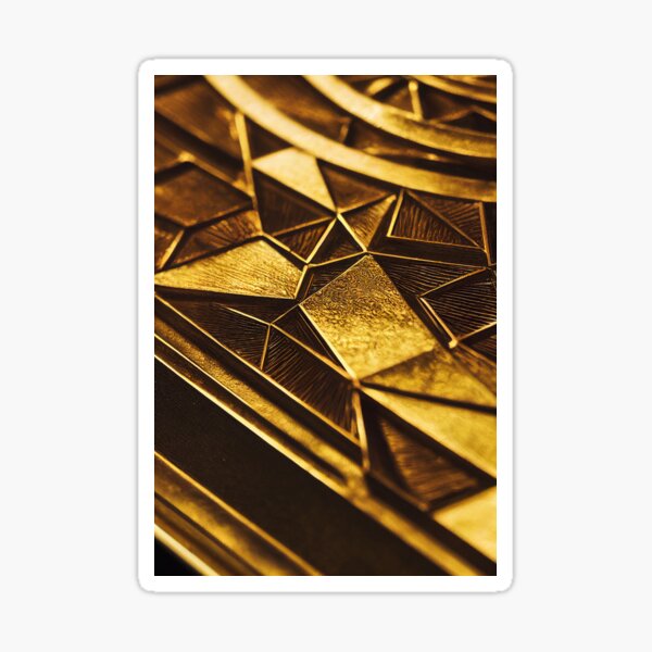 "Metallic texture gold color" Sticker for Sale by juancarnicero | Redbubble