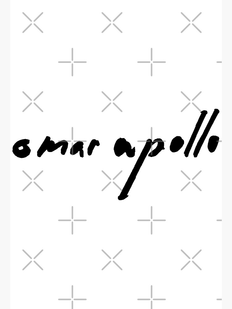 "Omar Apollo Tour Merch Omar Apollo Logo" Poster for Sale by AfafShopy ...