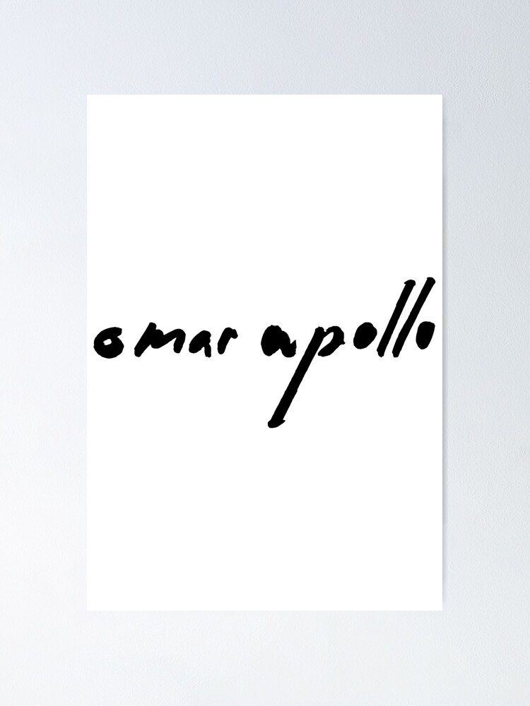 "Omar Apollo Tour Merch Omar Apollo Logo" Poster for Sale by AfafShopy ...