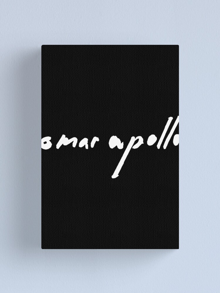 "Omar Apollo Tour Merch Omar Apollo Logo" Canvas Print for Sale by ...