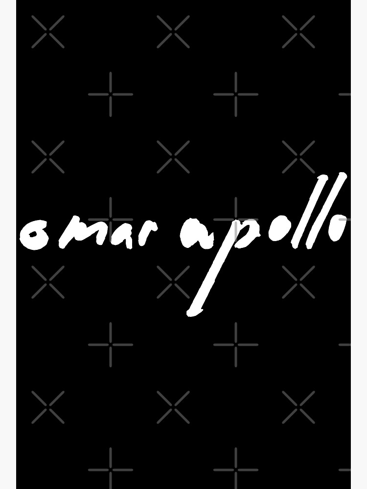"Omar Apollo Tour Merch Omar Apollo Logo" Poster for Sale by AfafShopy ...