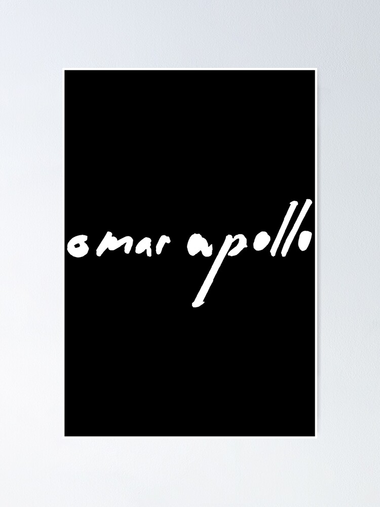 "Omar Apollo Tour Merch Omar Apollo Logo" Poster for Sale by AfafShopy ...