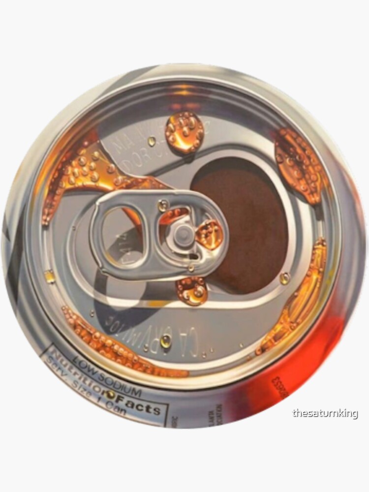 "Soda Can Sphere" Sticker for Sale by thesaturnking | Redbubble