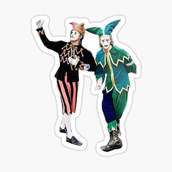 "twins jester the garden" Sticker for Sale by hanzoassn1 | Redbubble