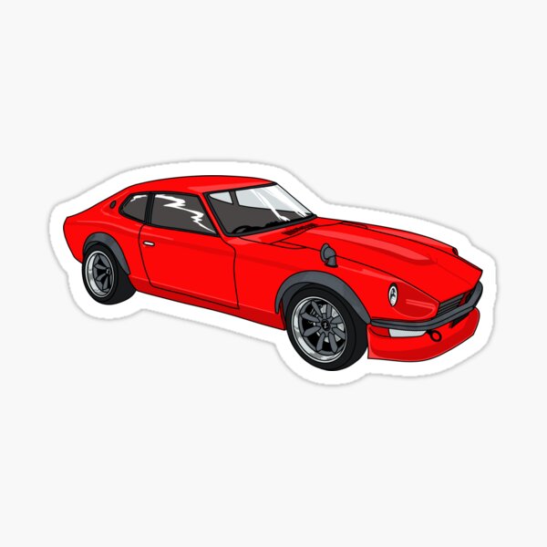 "Datsun Z," Sticker for Sale by TURISMOssv | Redbubble