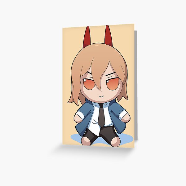 "Chainsaw Man Power Fumo Plushie" Greeting Card for Sale by JustDreamo ...
