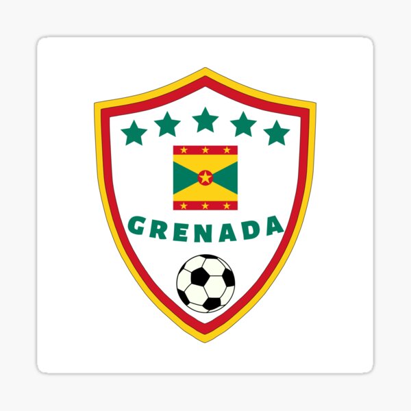 "Grenada Football Team" Sticker for Sale by Footballunite | Redbubble