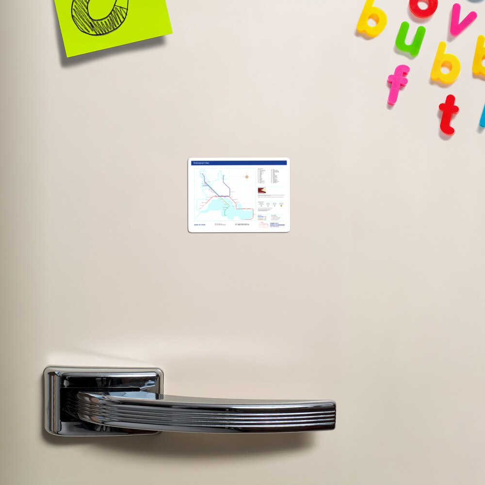 "Shakespeare Settings Tube Map" Poster for Sale by TransportTees ...