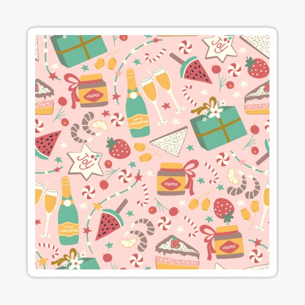 "Australian Christmas dinner" Sticker for Sale by GouriBabshet | Redbubble