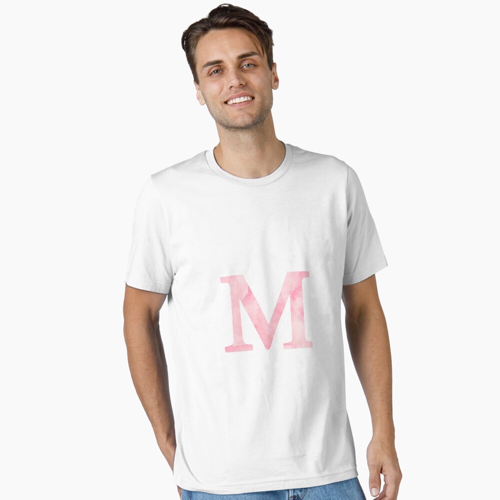 "The Letter M- Light Pink Watercolor Design Sticker" Sticker for Sale ...