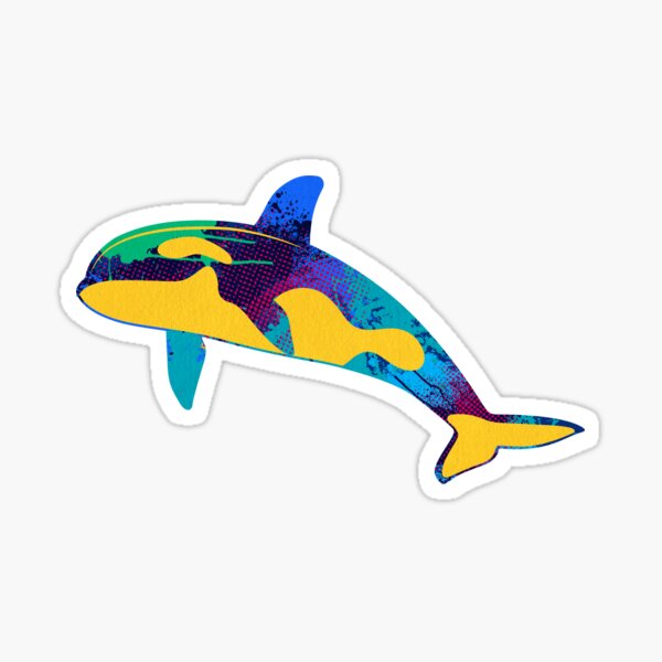 "Whale spectrum, Aquatic Spectrum" Sticker for Sale by MG-S | Redbubble