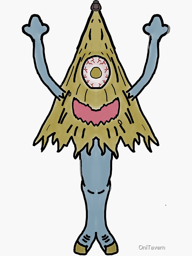"Kasa-obake" Sticker for Sale by OniTavern | Redbubble