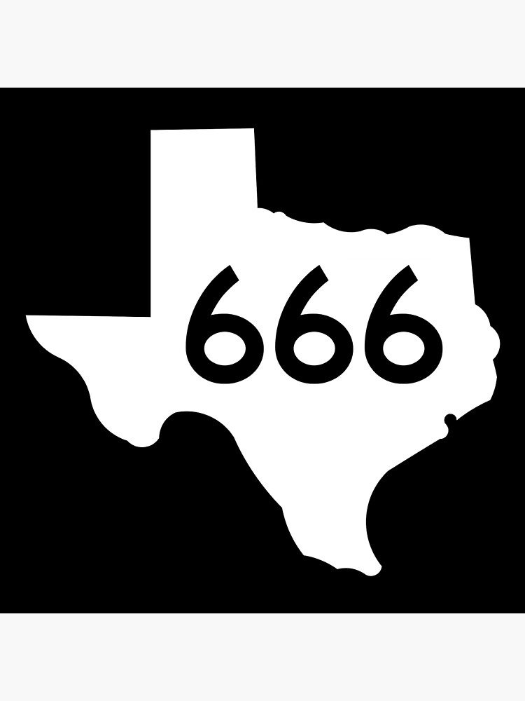 Póster «Señal de tráfico agrícola de Texas - FM 666» de witchcraftlab | Redbubble