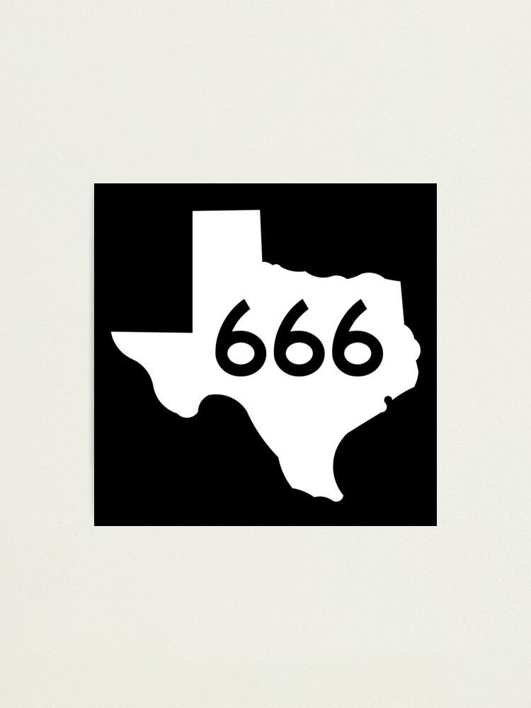 Lámina fotográfica «Señal de tráfico agrícola de Texas - FM 666» de ...