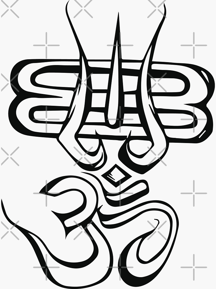 "Hinduism auspicious sign art" Sticker for Sale by kartickdutta101 ...