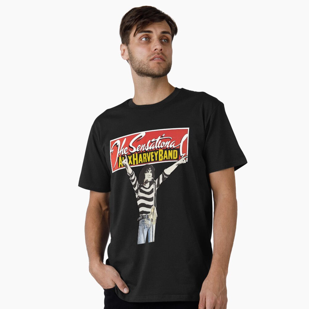 Essential T-Shirt for Sale mit "Die sensationelle Alex-Harvey-Band" von ...