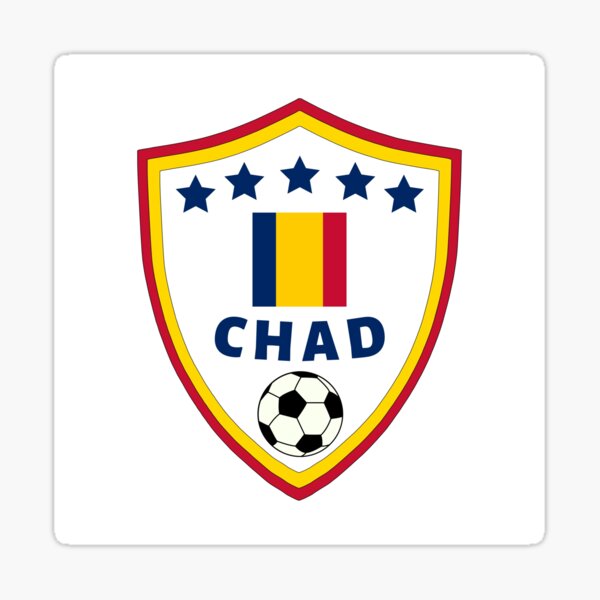"Chad Football Team" Sticker for Sale by Footballunite | Redbubble