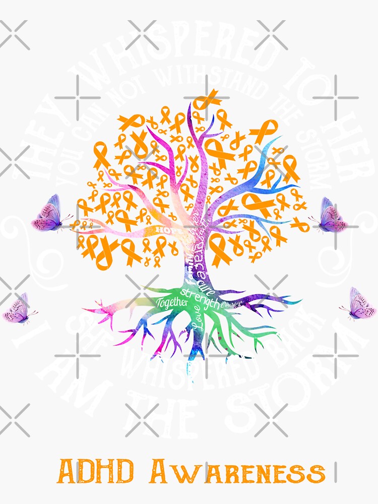 "ADHD Awareness - ADHD Warrior I Am The Storm" Sticker for Sale by ...