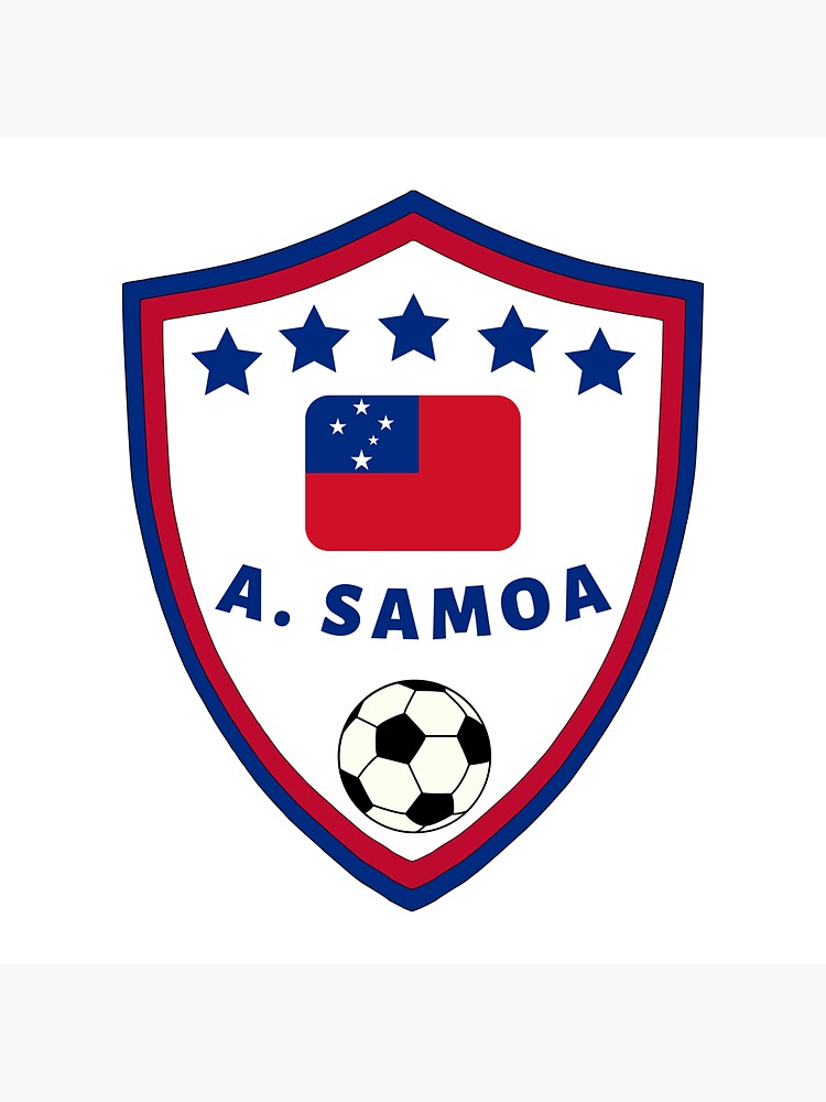 "A. Samoa Football Team" Sticker for Sale by Footballunite | Redbubble