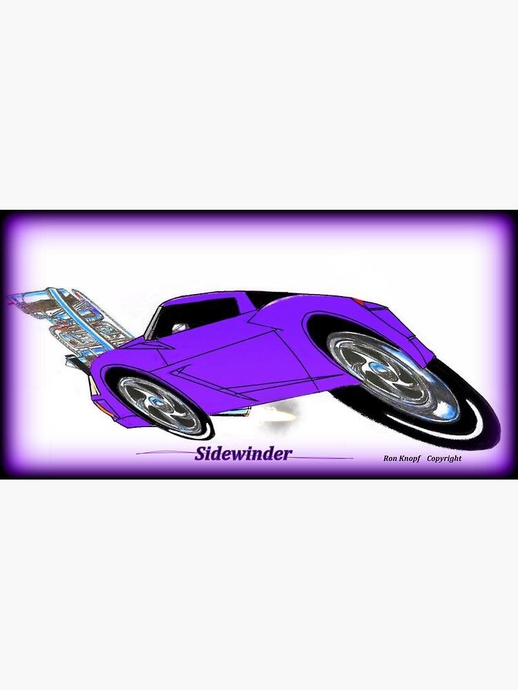 "Hot Rod Art // The Sidewinder!" Sticker for Sale by Imagin8er | Redbubble