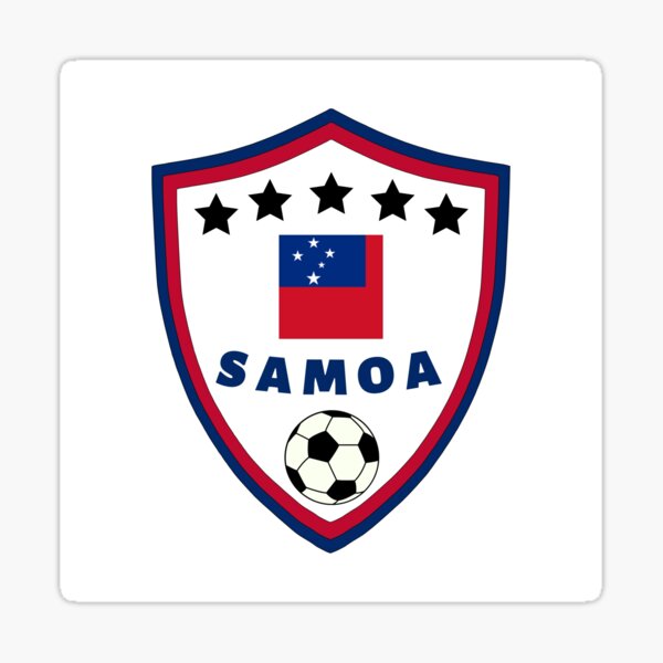 "Samoa Football Team" Sticker for Sale by Footballunite | Redbubble