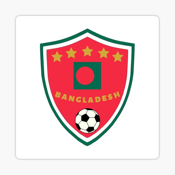 "Bangladesh Football Team" Sticker for Sale by Footballunite | Redbubble