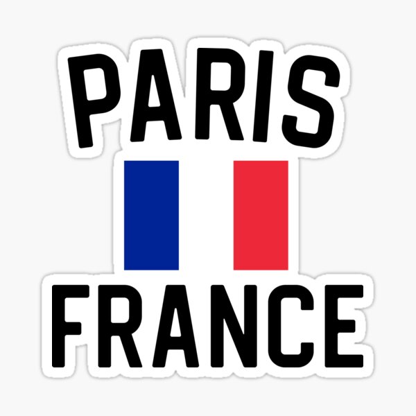 "Paris France Gift Paris France" Sticker for Sale by kmcollectible ...