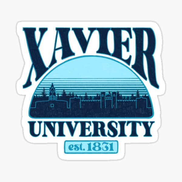 "Xavier University" Sticker for Sale by Ohmera | Redbubble
