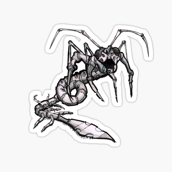 "Mecha Slider" Sticker for Sale by WileyWorks | Redbubble