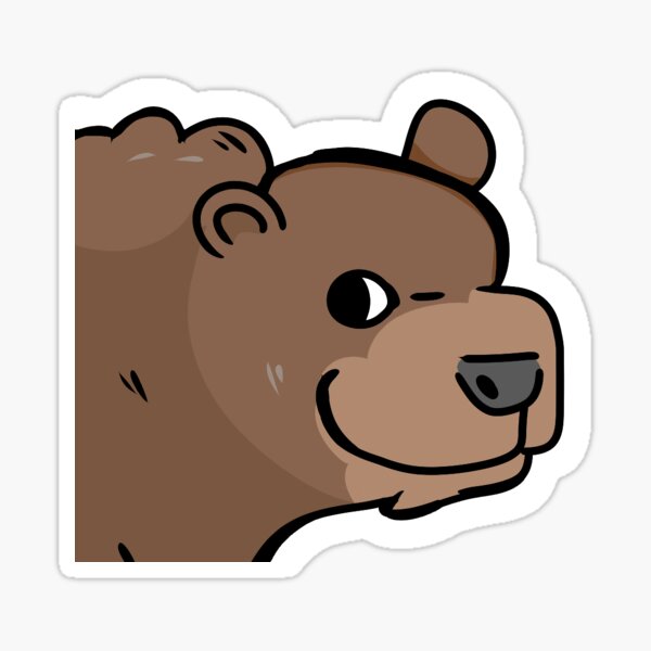"sus Bear" Sticker for Sale by Wisdomeel | Redbubble