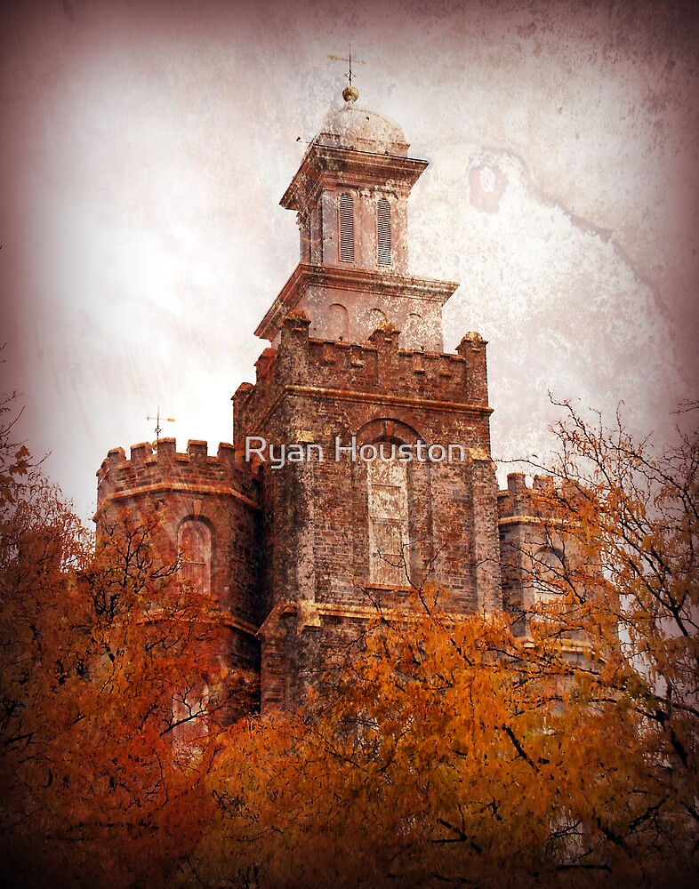 "Logan LDS Temple - Cache Valley Utah" by Ryan Houston | Redbubble