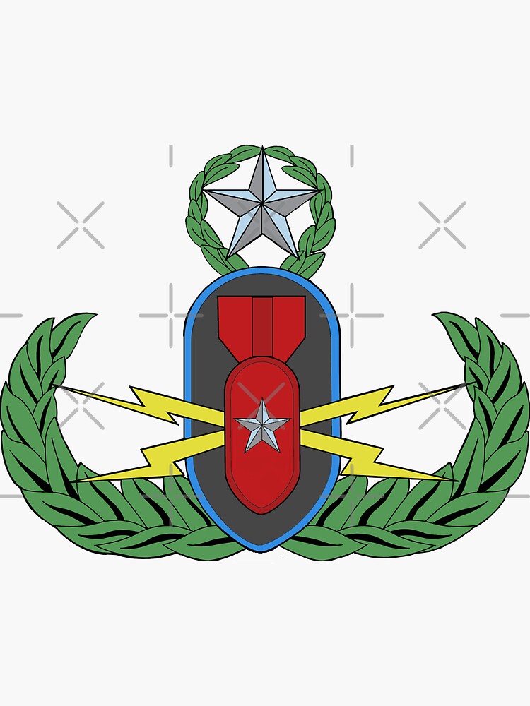 "Master EOD badge" Sticker for Sale by JulesyValor | Redbubble