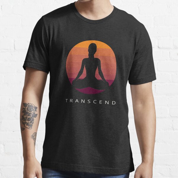 "Transcend - Transcendental Meditation Retro Art" T-shirt for Sale by ...