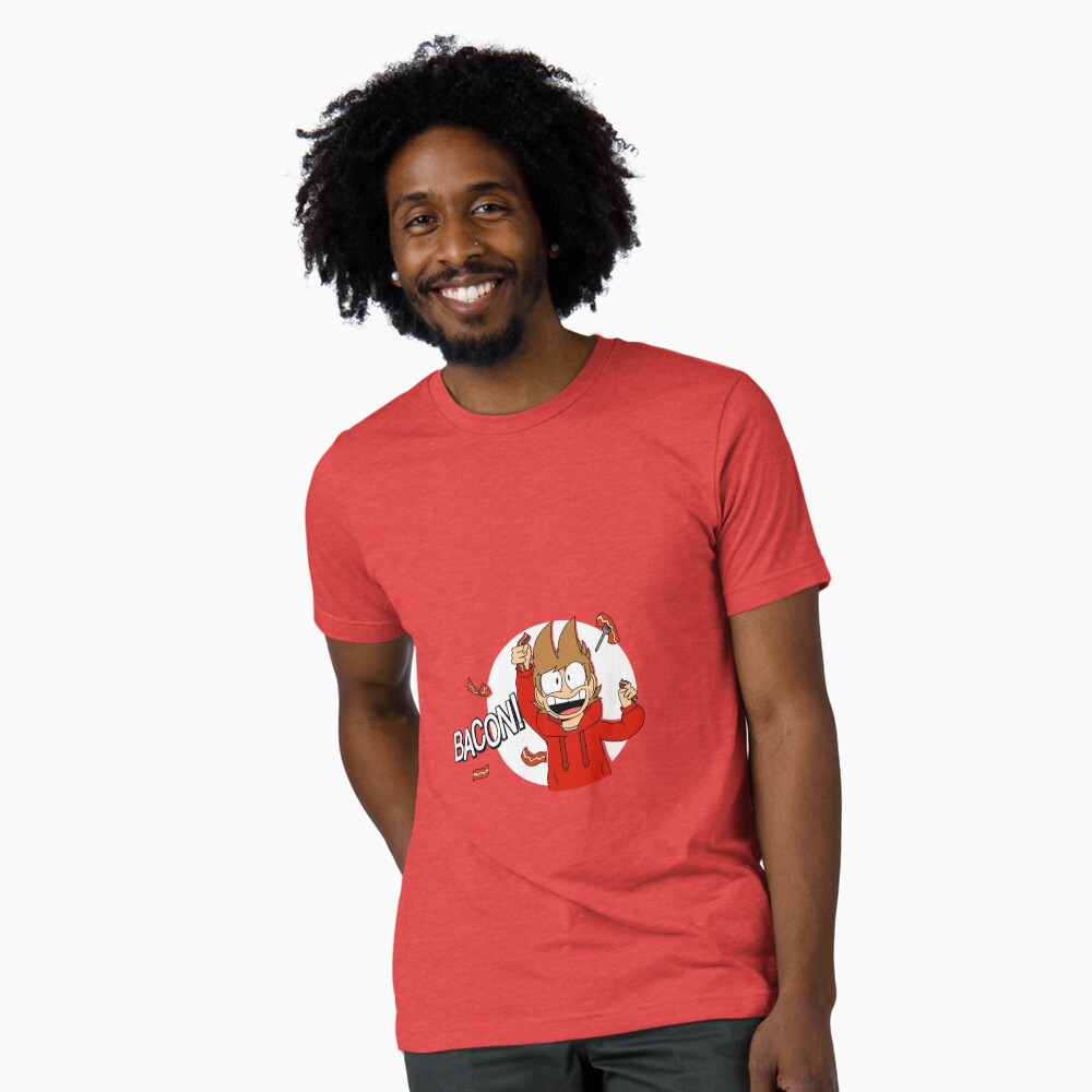 "Eddsworld - Legacy Tord Bacon Shirt (fixed size)" Sticker for Sale by ...