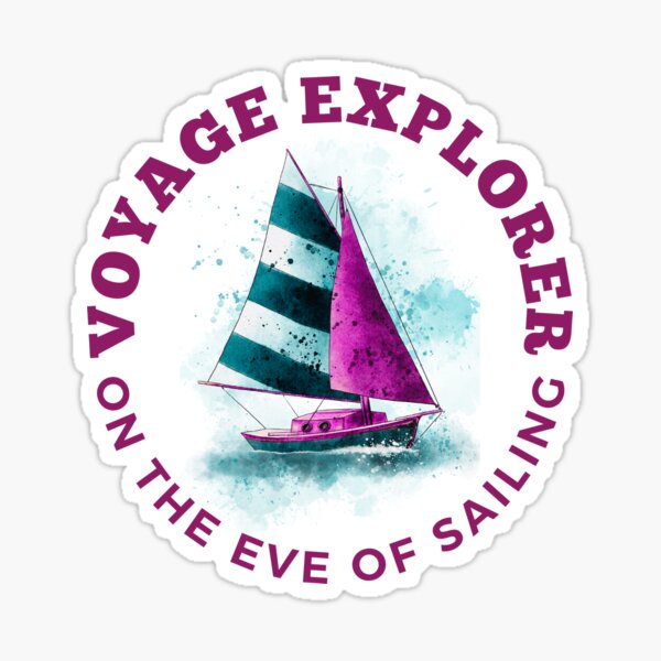 "Voyage Explorer sport Graphic Design" Sticker for Sale by ...