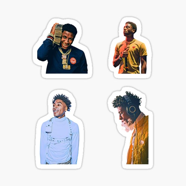 "nba youngboy Sticker Pack " Sticker for Sale by loyalistwhiz | Redbubble